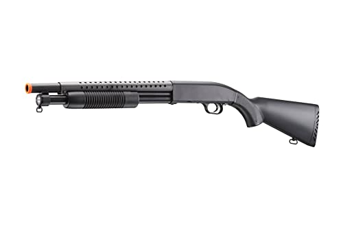 Airsoft Shotgun with Full Metal Barrel Single Shot Pump Action 300 FPS (Airsoft Gun)