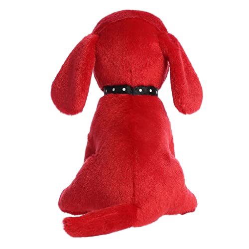 Aurora® Playful Clifford® Sitting Clifford Stuffed Animal - Childhood Nostalgia - Lasting Companionship - Red 10 Inches
