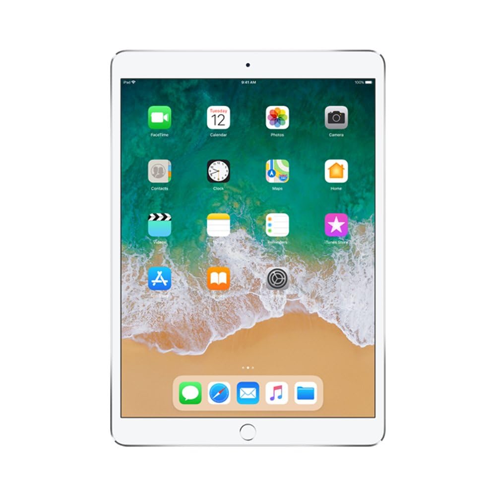 Apple iPad Pro 10.5in (2017) 256GB, Wi-Fi - Silver (Renewed)