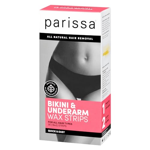 PARISSA Bikini & Underarm Wax Strips 36 Count, 36 CT