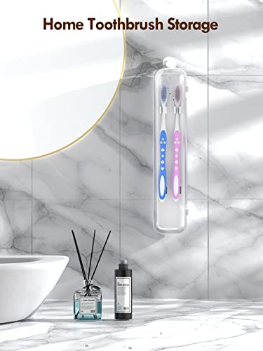 Travel Toothbrush Case, Lapfoon Travel Toothbrush Holder for Manual Toothbrush