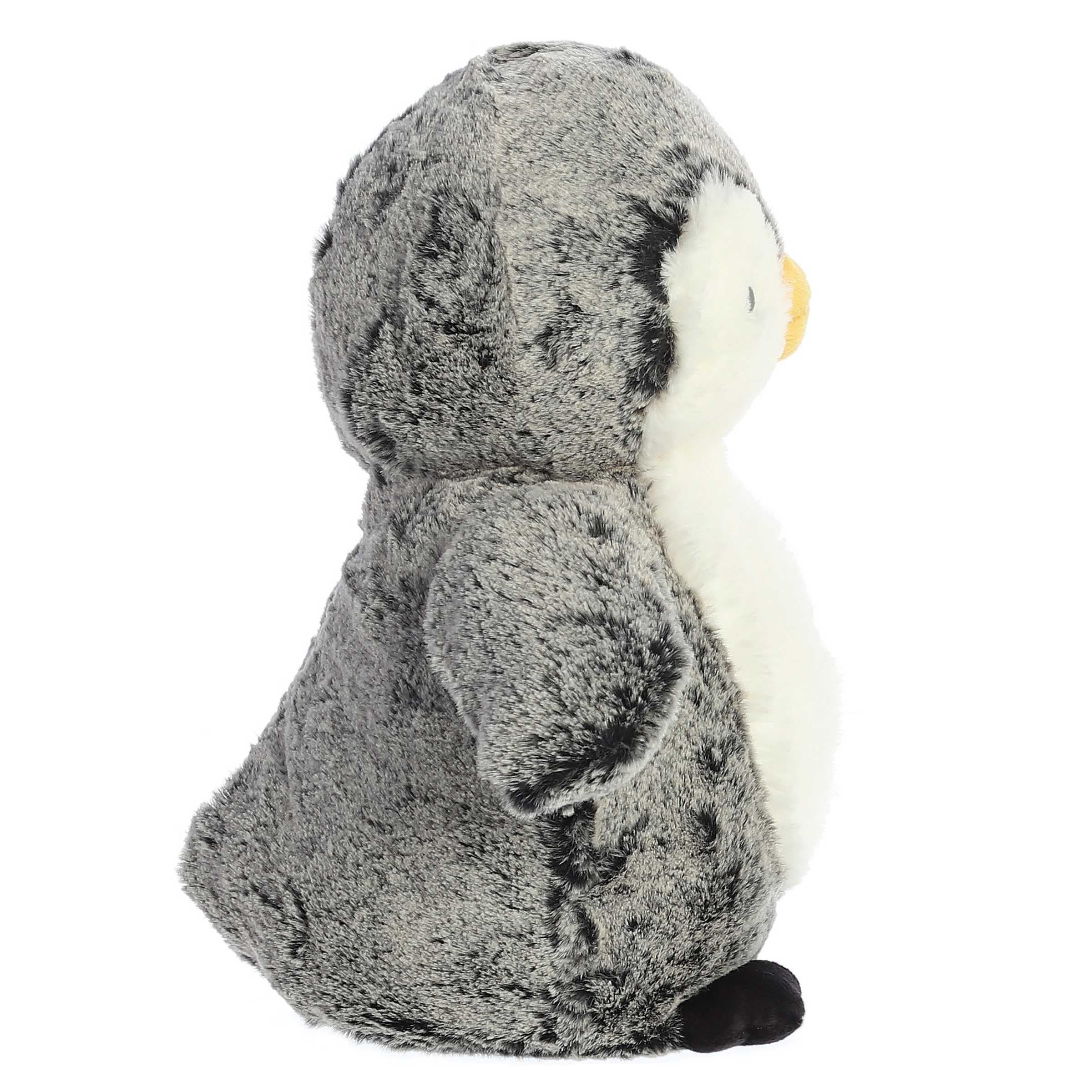 Aurora® Snuggly Sweet & Softer™ Perky Penguin™ Stuffed Animal - Comforting Companion - Imaginative Play - Gray 9.5 Inches