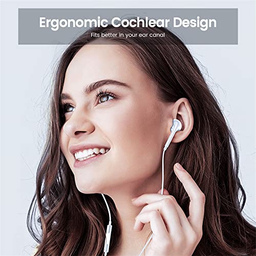 2 Pack -Apple Earbuds for iPhone Headphones [Apple MFi Certified] with 3.5mm Connector with Mic Volume Control Compatible with iPhone/iPad/iPod, Computer, MP3/4, Android 3.5mm Audio Devices