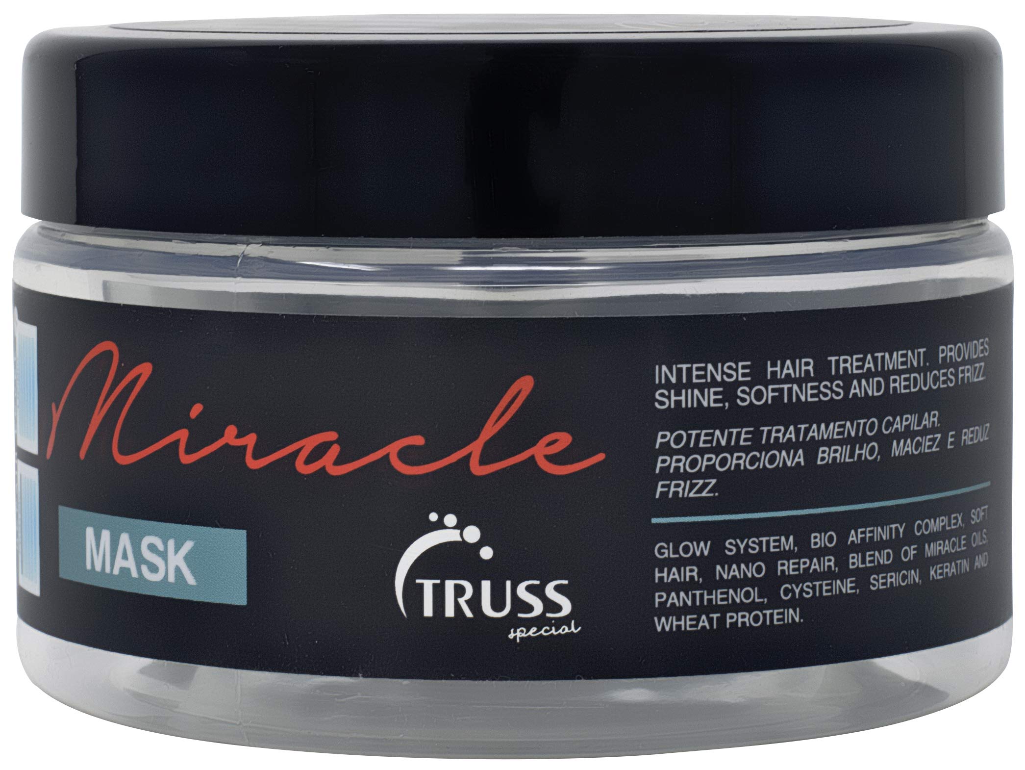 TRUSS Ultra Hydration Shampoo and Conditioner Set Bundle with Miracle Hair Mask for Dry Damaged Hair