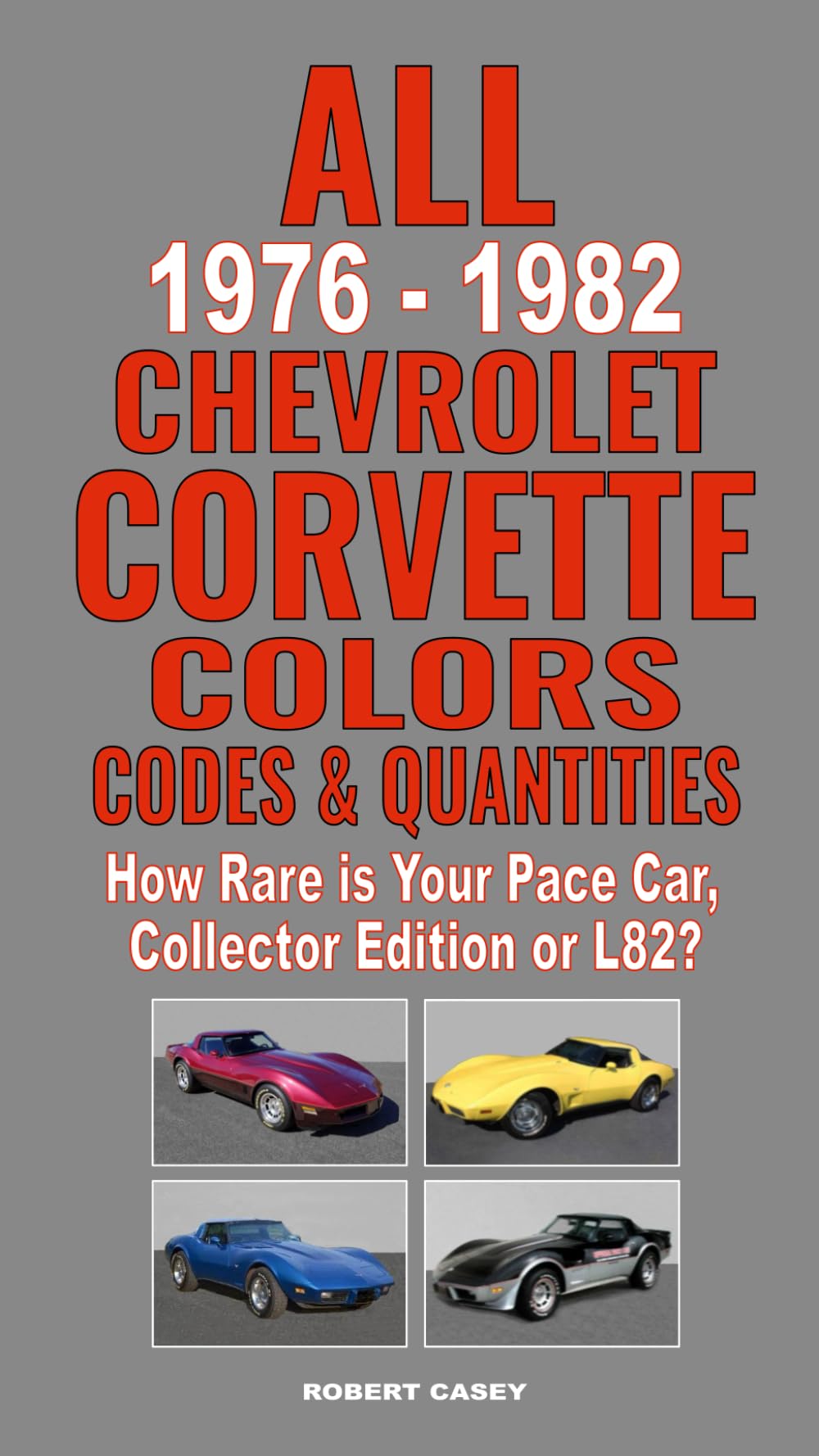 All 1976-1982 Chevrolet Corvette Colors, Codes & Quantities: How Rare is Your Pace Car, Collector Edition, or L82?