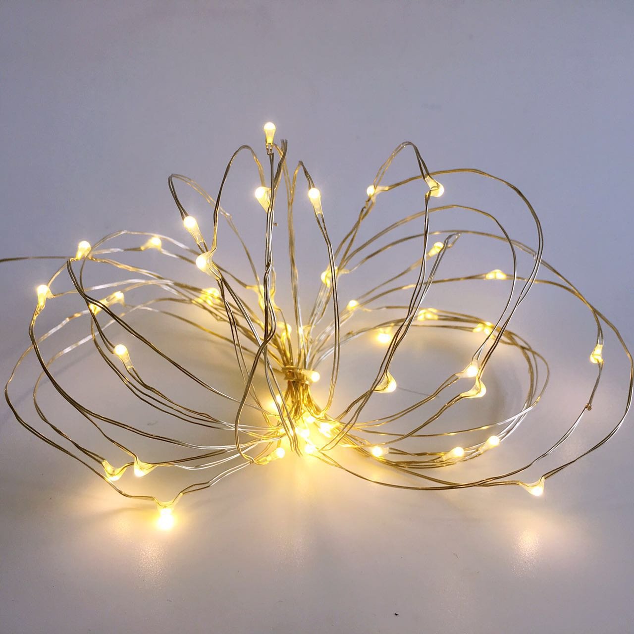 2 Pack Battery Operated Mini Led Lights,Indoor Fairy Lights with Timer 6 Hours on/18 Hours Off for Bedroom Wedding Christmas Party Decorations,30 Count LEDs,10 Feet Silver Wire (Warm White)