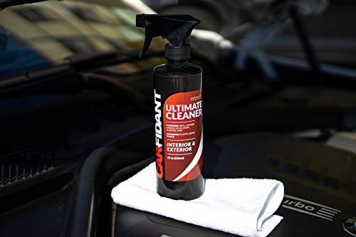 Carfidant Ultimate Car Interior Cleaner - Automotive Interior & Exterior Cleaner All Purpose Cleaner for Car Carpet Upholstery Leather Vinyl Cloth Plastic Seats Trim Engine Mats - Universal Car Cleaning Kit
