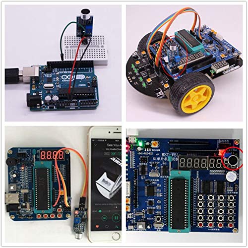 ANMBEST 5PCS Microphone Sensor Module LM393 High Sensitivity Sound Detection Board for Arduino RPi AVR PIC (Upgraded Version)