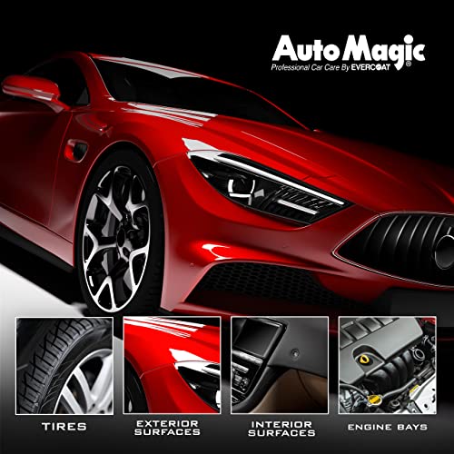 Auto Magic Dressing - Solvent-Based Silicone Dressing for Tires, Vinyl & Trim - 128 Fl Oz