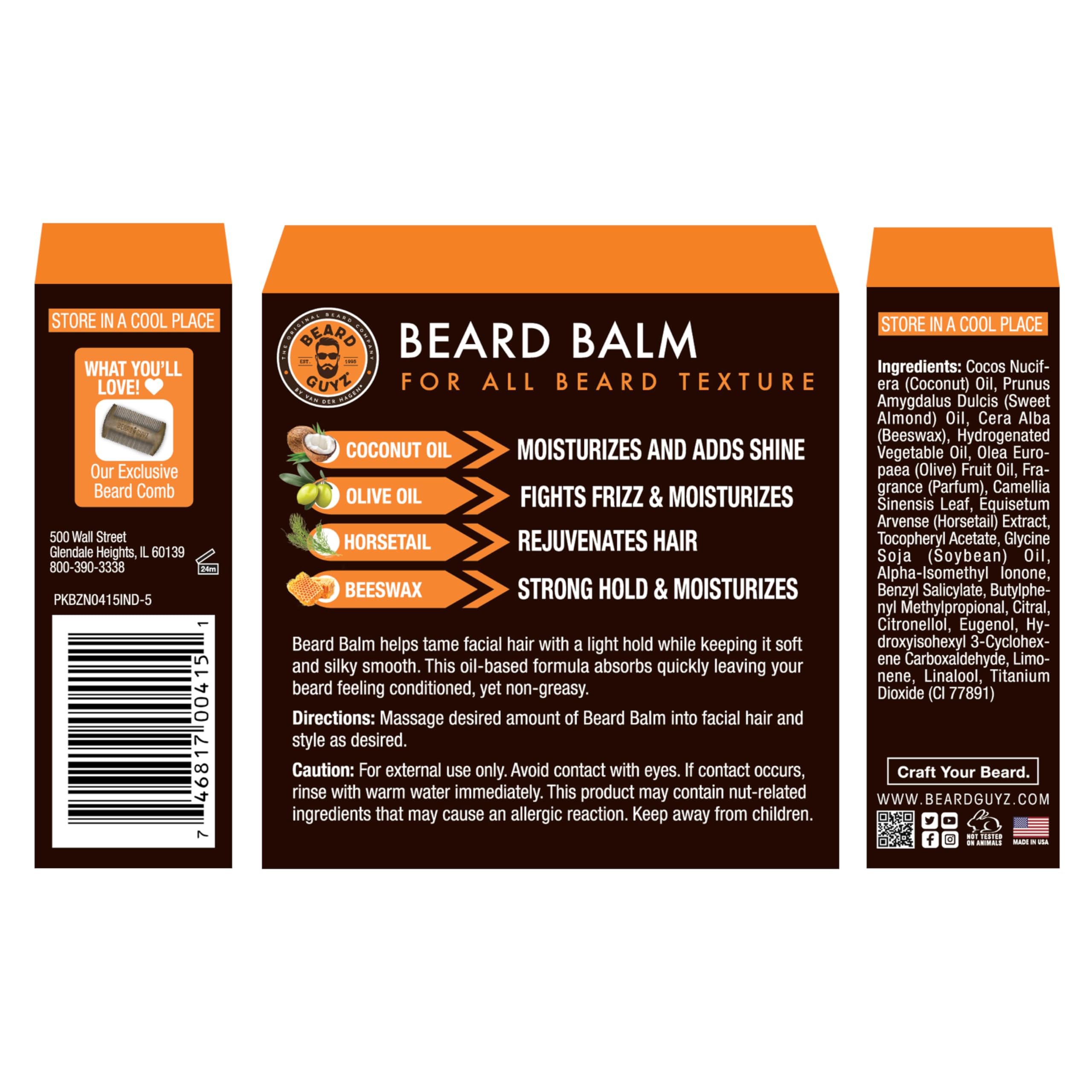Beard Guyz Beard Balm - Style Your Beard (3oz)