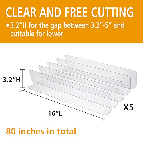 BOWERBIRD Clear Toy Blockers for Furniture - Stop Things from Going Under Couch Sofa Bed and Other Furniture - Suit for Hard Surface Floors Only