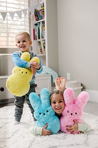 Animal Adventure | Shaggy Bunny Peeps | 15” Collectible Plush | Yellow