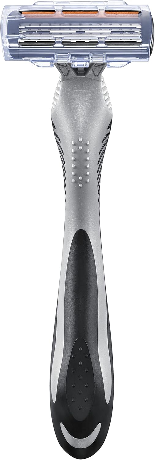 BIC Flex 4 Hybrid Disposable Men's 5-Blade Razors with Moveable Blades for a Clean and Close Shave, Pack of 6