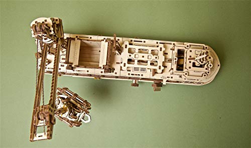 UGEARS 3D Puzzles Research Vessel - DIY Model Ship 3D Idea - Unique and Creative Wooden Mechanical Models - Self Assembly Woodcraft Construction Kits
