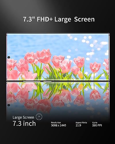 4G Unlocked Cell Phones,6G+256GB Dual Sim Smartphone, C23 Unlocked Mobile Phone with 7.3inch Waterdrop Screen, Android Phone 48+108 MP | 8000mAh | Fingerprint Lock & Face ID | US Version (Green)