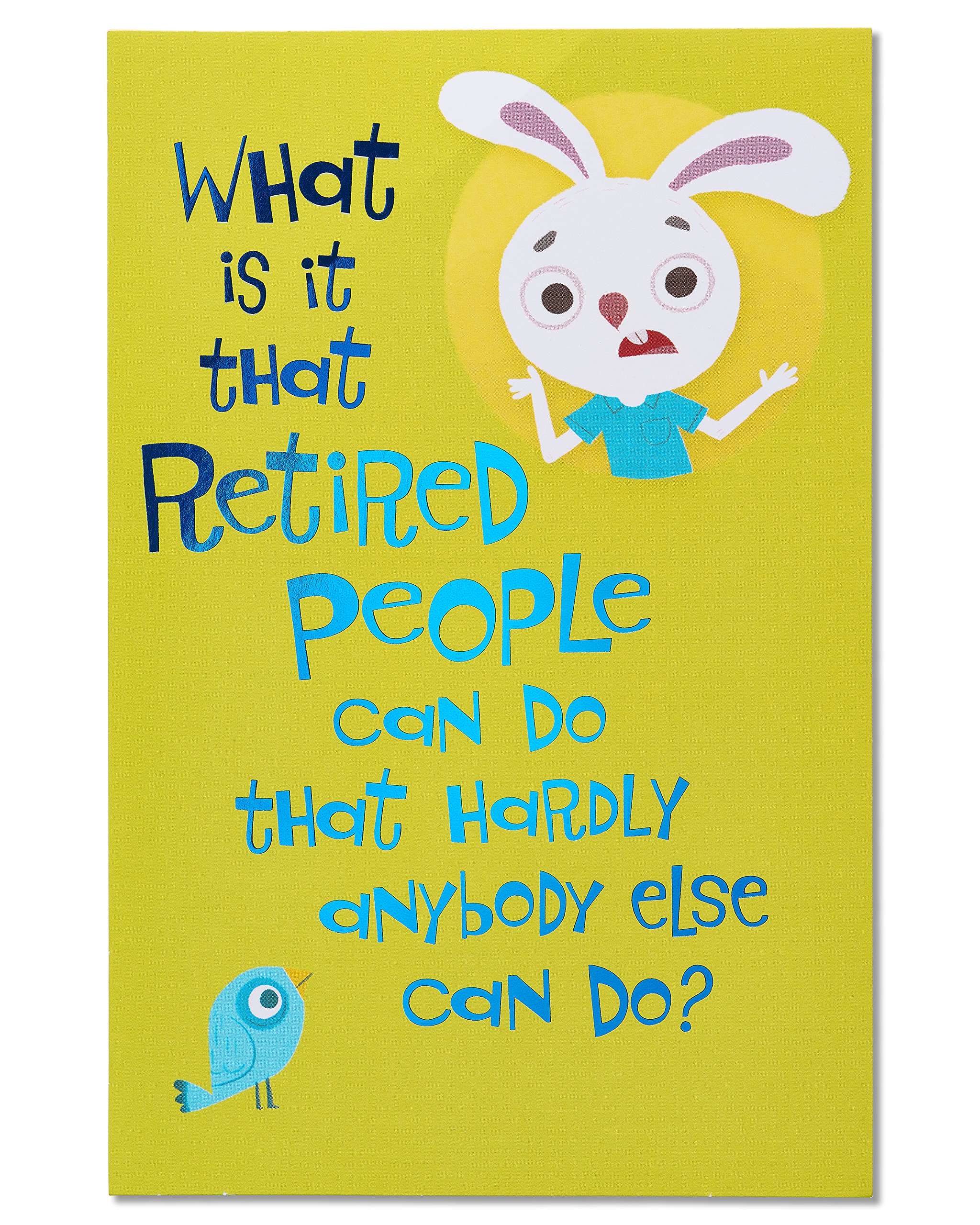 American Greetings Funny Retirement Card (Monday Mornings)
