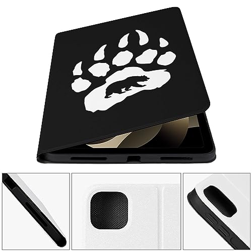 Bear Paw Protective Case Compatible with IPAD 2020 AIR 4 (10.9in) Stand Case Auto Sleep/Wake Cover