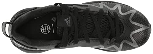 adidas Freak Spark MD-Team Football Shoe, Black/Night Metallic/Black, 13 US Unisex Little Kid