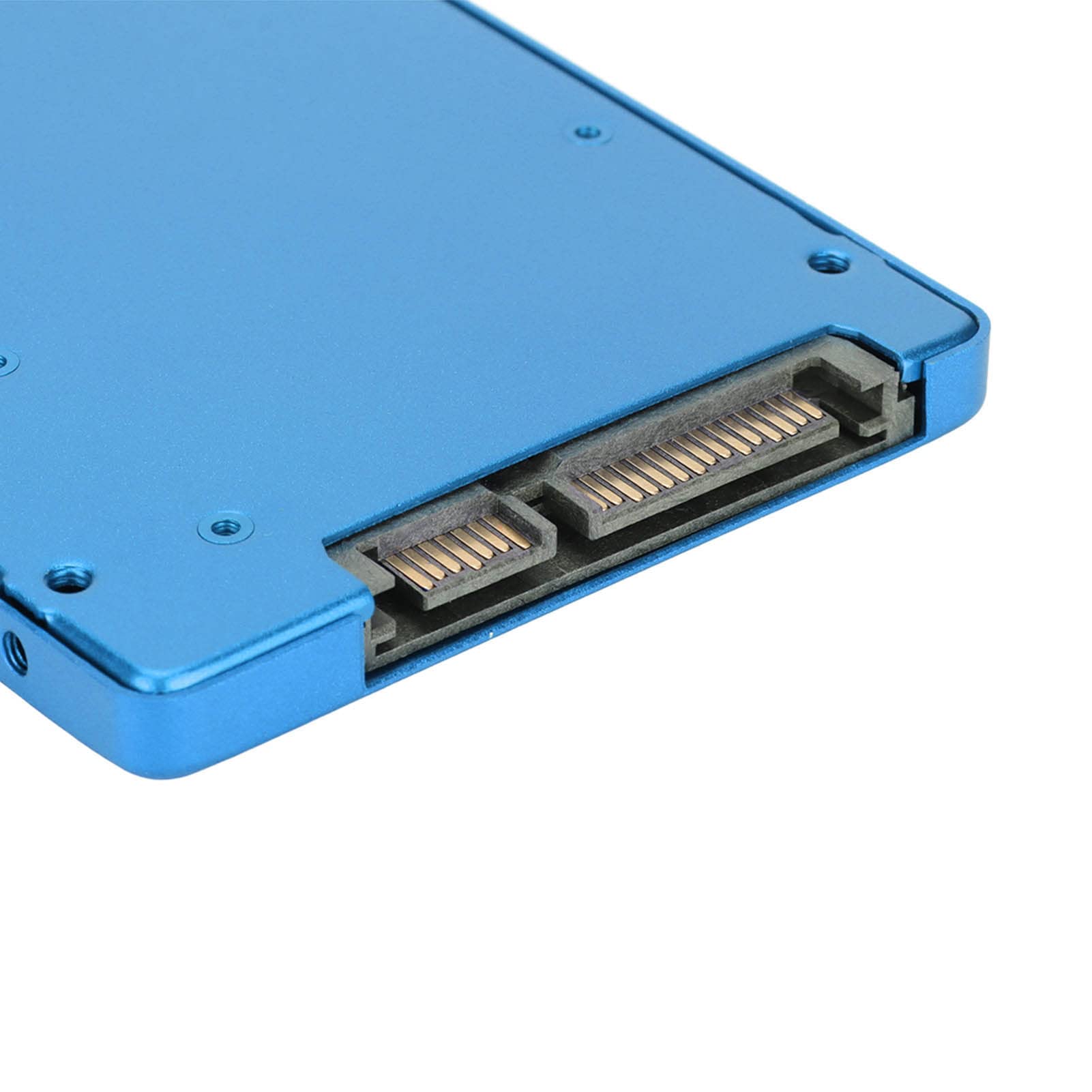 2.5 SSD Adapter Case Kit 6Gbps SSD Adapter Card Stable Data Transfer Lightweight and Durable Home Office Computer blue