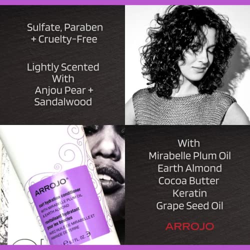 ARROJO Curl Hydration Conditioner, Anjou Pear and Fig Leaf, 6.7 fl.oz.
