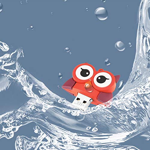 USB Flash Drive, 8GB / 16GB / 32GB / 64GB Silicone USB 2.0 USB Memory Stick Data Storage Pendrive Thumb Drives (64GB, Cute Owl)