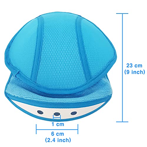 3PCS Hard Hat Cap Insert Liner Sweatband Helmets Cooling Pad Safety Head Protection Air Mesh Microfiber Soft Cotton Sweat Absorber Cool Ventilation