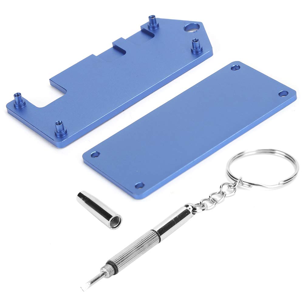 Zero/W Protective Case Ultra-Thin Dust-Proof Aluminum Alloy Box with Non-Slip Function(Blue)