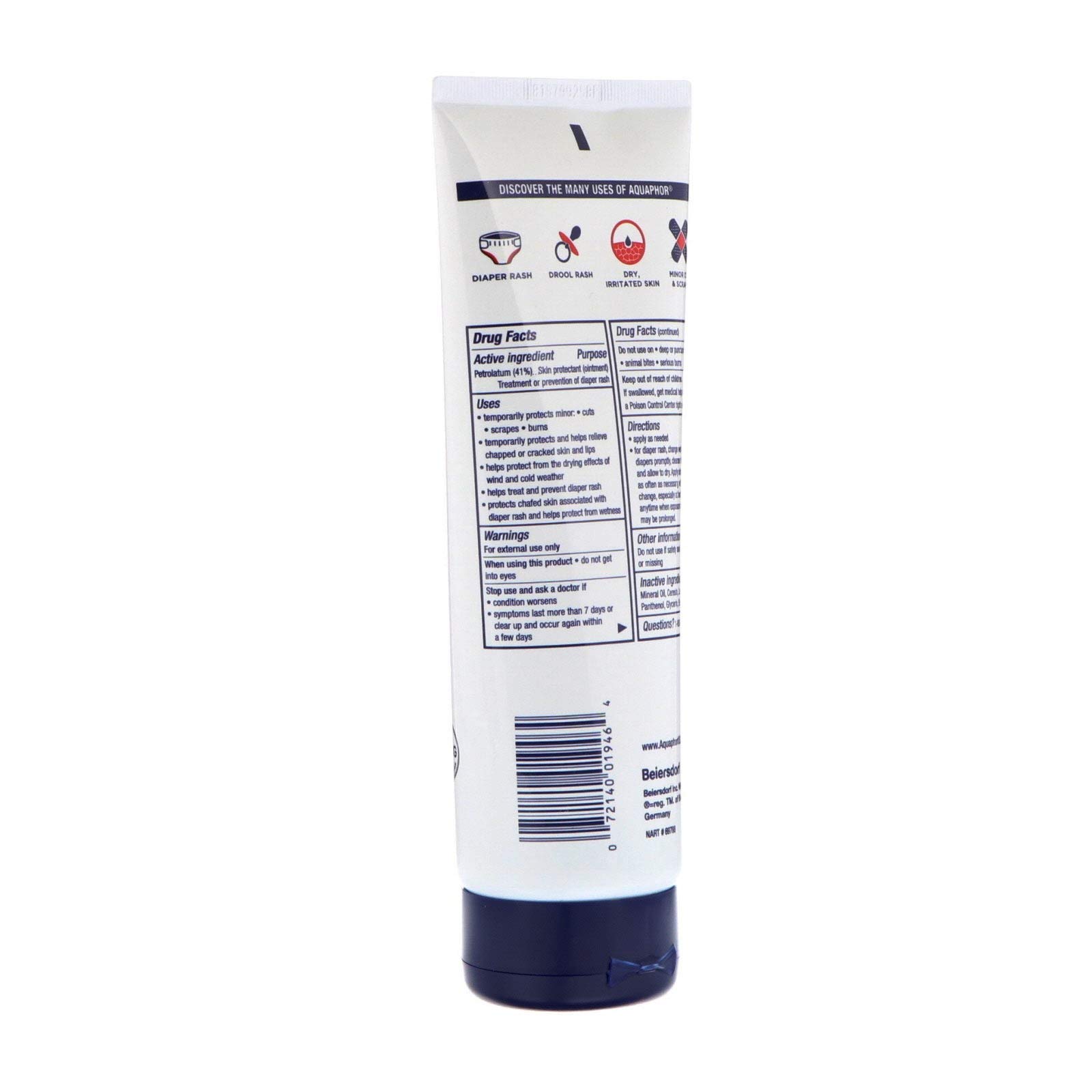 Aquaphor Baby Healing Ointment Advanced Therapy 7 Ounce Tube (207ml) (6 Pack)