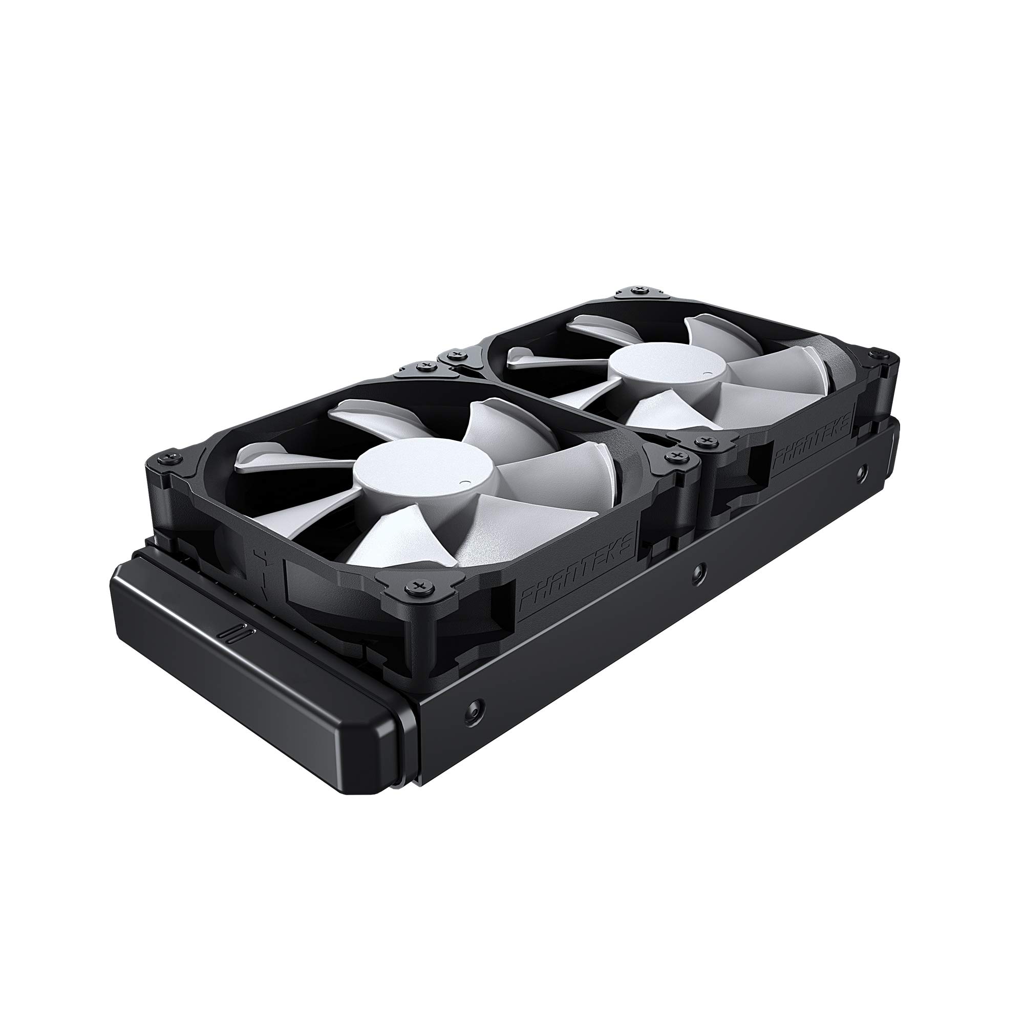 Phanteks (P-GO240MP_DBK01) Glacier One 240MP D-RGB AIO Liquid CPU Cooler, Infinity Mirror Pump Cap Design, 2X Silent 120mm MP PWM Fans, Black