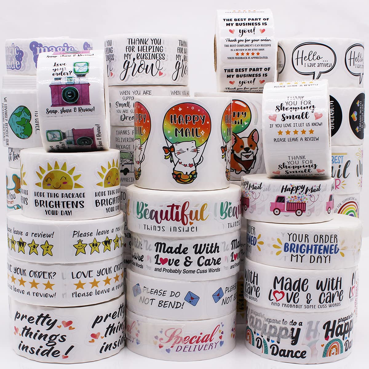 Thank You Sticker,Small Shop Sticker, Small Business, Handmade Sticker,Packaging Sticker (Fragile)