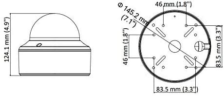 HIKVISION DS-2CE59H8T-AVPIT3ZF 5MP Ultra-Low Light IR Outdoor 4in1 TVI/AHD/CVI/CVBS Dome Camera with 2.7 mm to 13.5 mm Motorized Varifocal Lens, BNC Connection