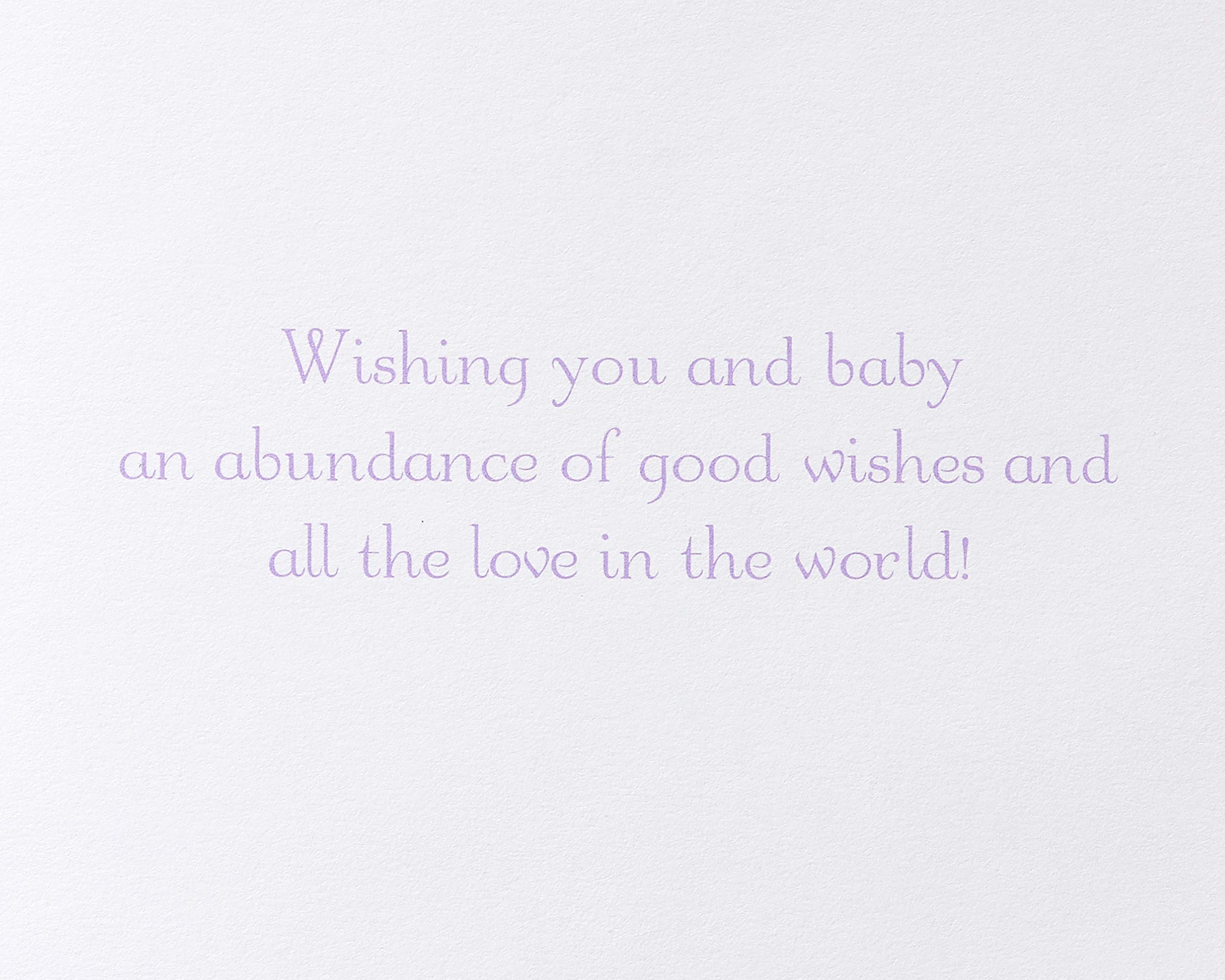 Papyrus Baby Shower Card (Abundance of Good Wishes)