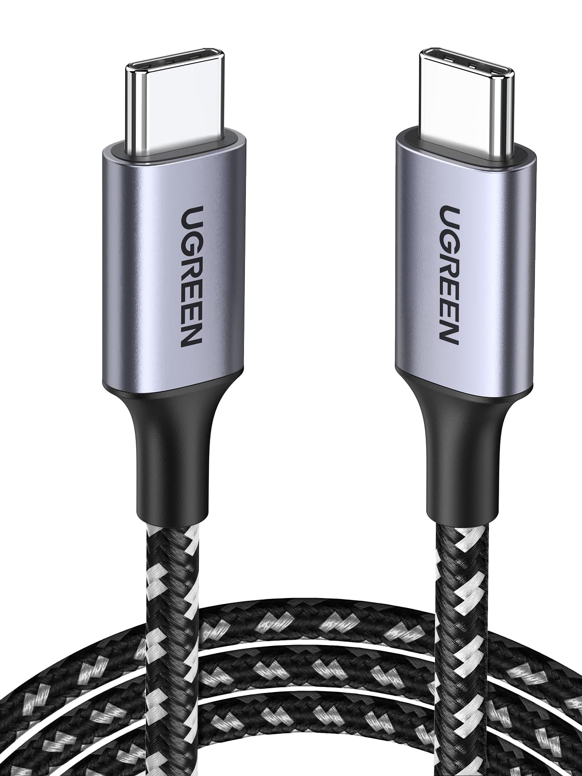 UGREEN USB C to USB C Cable USB 3.1 5Gbps, 60W Type C PD Fast Charging 4K Video Compatible with MacBook Pro 2022, iPad Pro 2022, Galaxy S23/22/Z Fold/Z Flip, Google Pixel 7/6a, PS5, Switch,etc. 6.6FT