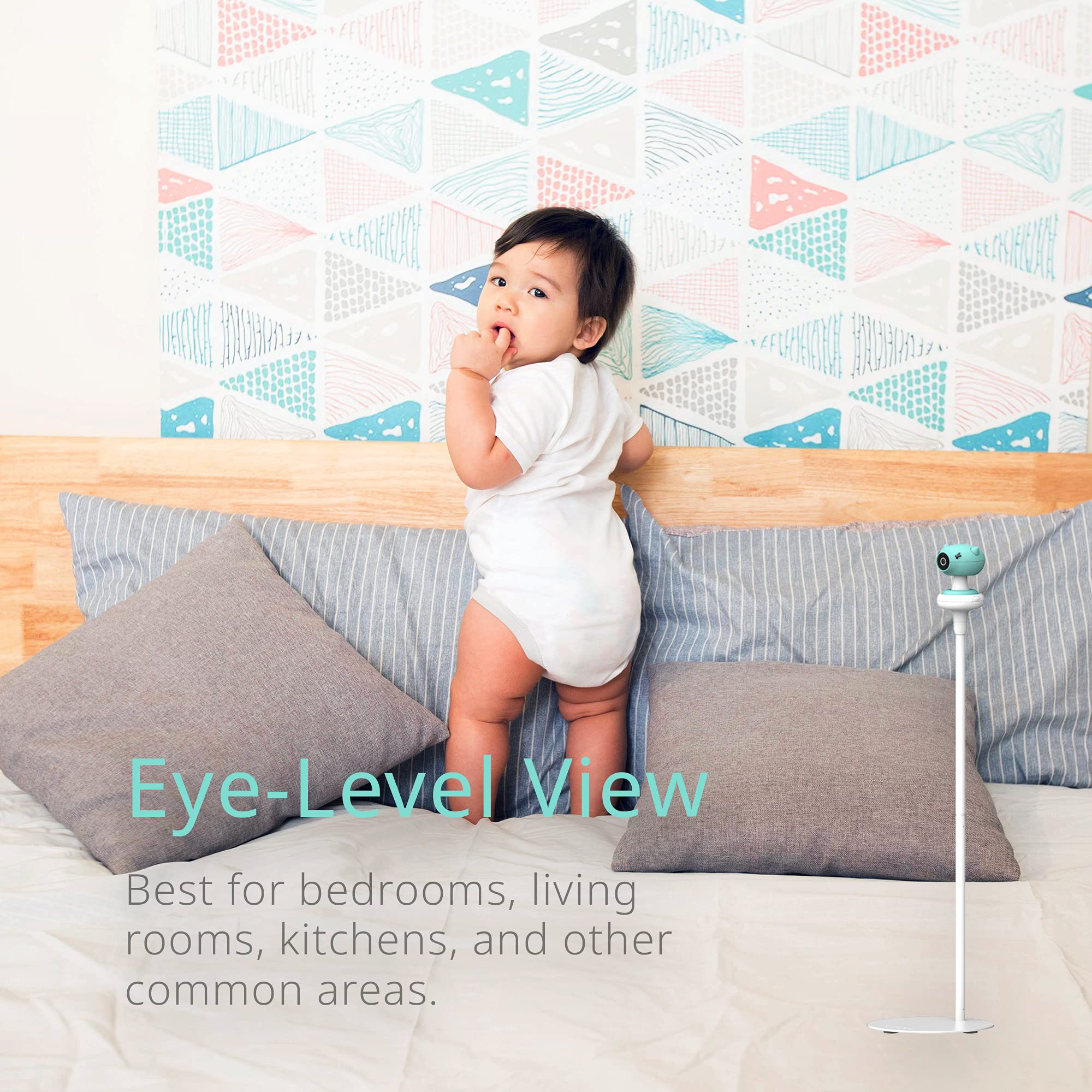 Pixsee Easy Set-up 5-in-1 Camera Stand, Adjustable Height from 20.7 Inches to 57 Inches, Compatible Smart Baby Monitor Only