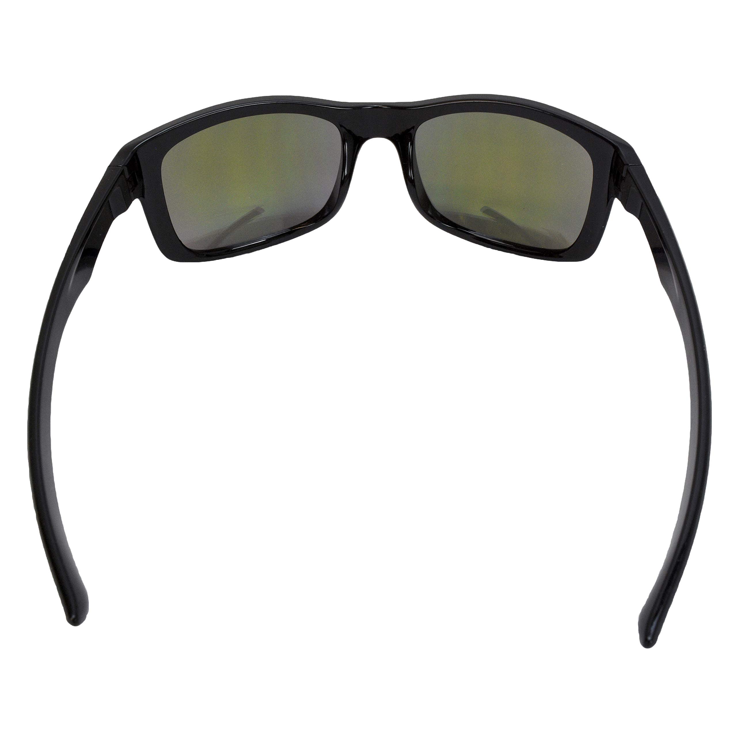 DEWALT DPG107 Supervisor™ Premium Safety Full frame Eyewear - Black Frame - Yellow Mirror Lens