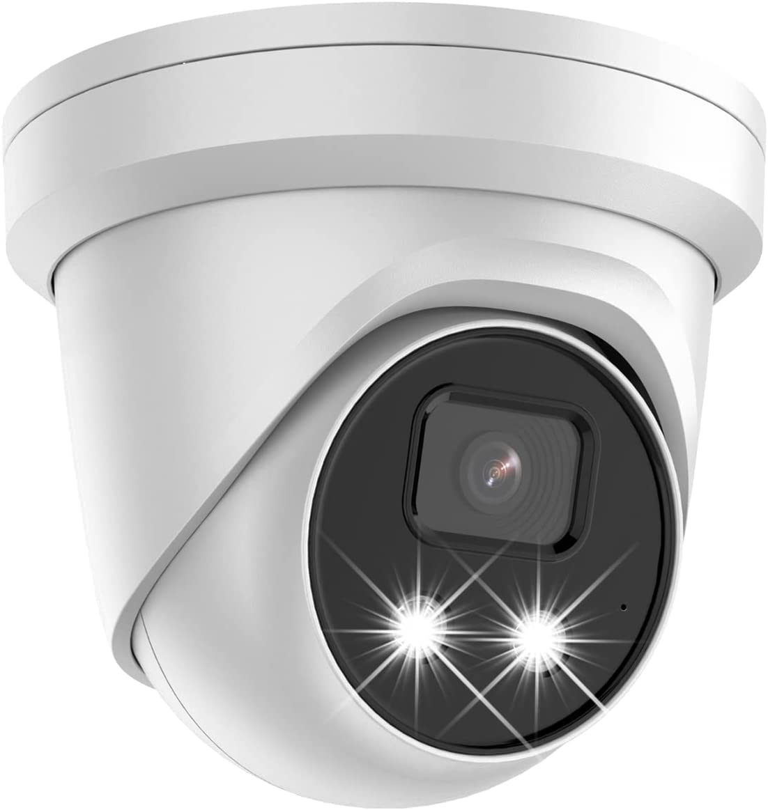 HITOSINO 4MP PoE IP Camera - 2.8mm, Strobe Light and Audible Warnning,WDR,H.265+,IP67,Built-in Two-Way Audio,Human and Vehicle Detection