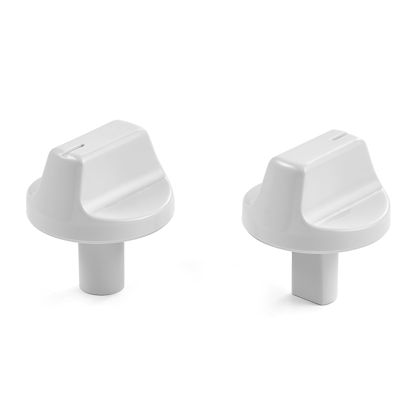 2 Pcs WJ12X24802 Air Conditioner Knob Replacement for GE Air Conditioner Parts, AHV05LYW1 AHT05LZQ1 AHEC05ACW1 Appliance Knob for GE Window Air Conditioner White Plastic Knob