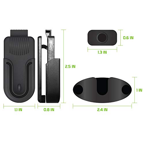 Cellet Universal Swivel Belt Clip for Car Mount, GPS Compatible for Apple iPhone 14 Pro Max Plus 13 12 11 iPad, iPods Samsung Galaxy Z Flip Z Fold Google Pixel, Moto, Walkie-Talkie, Phone