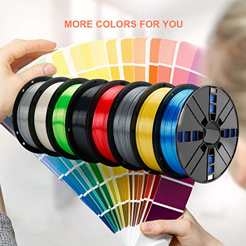 Silk Rainbow PLA 3D Printer Filament 1.75mm,NovaMaker Shiny Multicolor PLA Filament, 1kg Spool(2.2lbs), Dimensional Accuracy +/- 0.02 mm, Fit Most FDM Printer