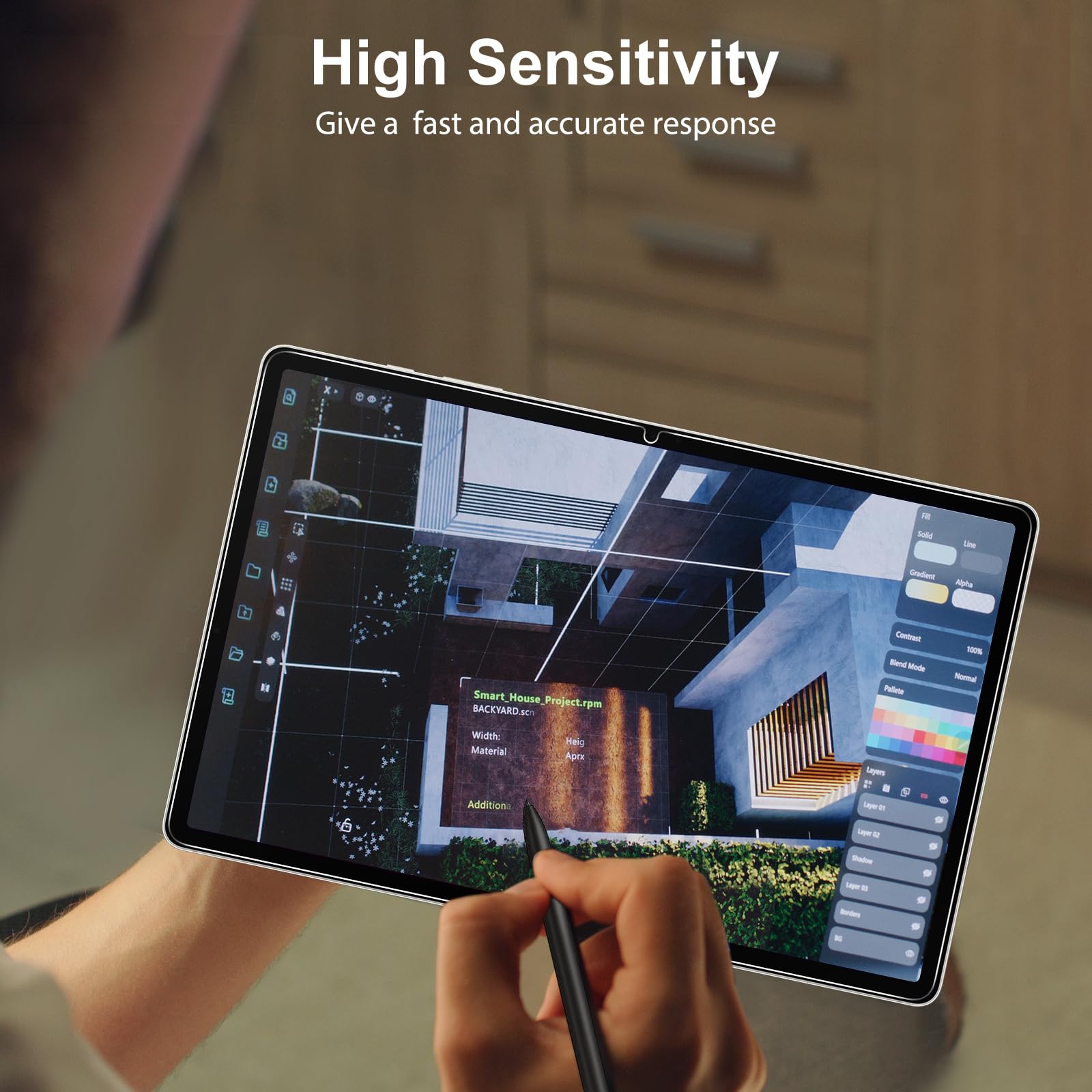 SPARIN Screen Protector for Galaxy Tab S10 Plus/S9 Plus/S9 FE Plus/S7 FE 5G/S8 Plus 12.4'', 2 Pack Tempered Glass for Samsung Galaxy Tablet S10+/S9 Plus/S7 FE