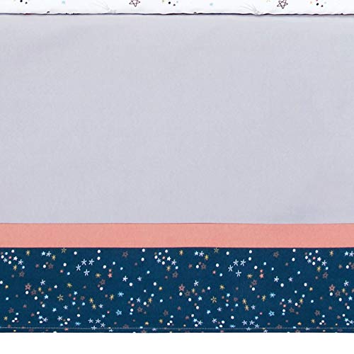 Sammy & Lou Starlight 4-Piece Baby Crib Bedding Set, Includes Quilt, Fitted Crib Sheets Neutral, Crib Skirt, and Plush Toy