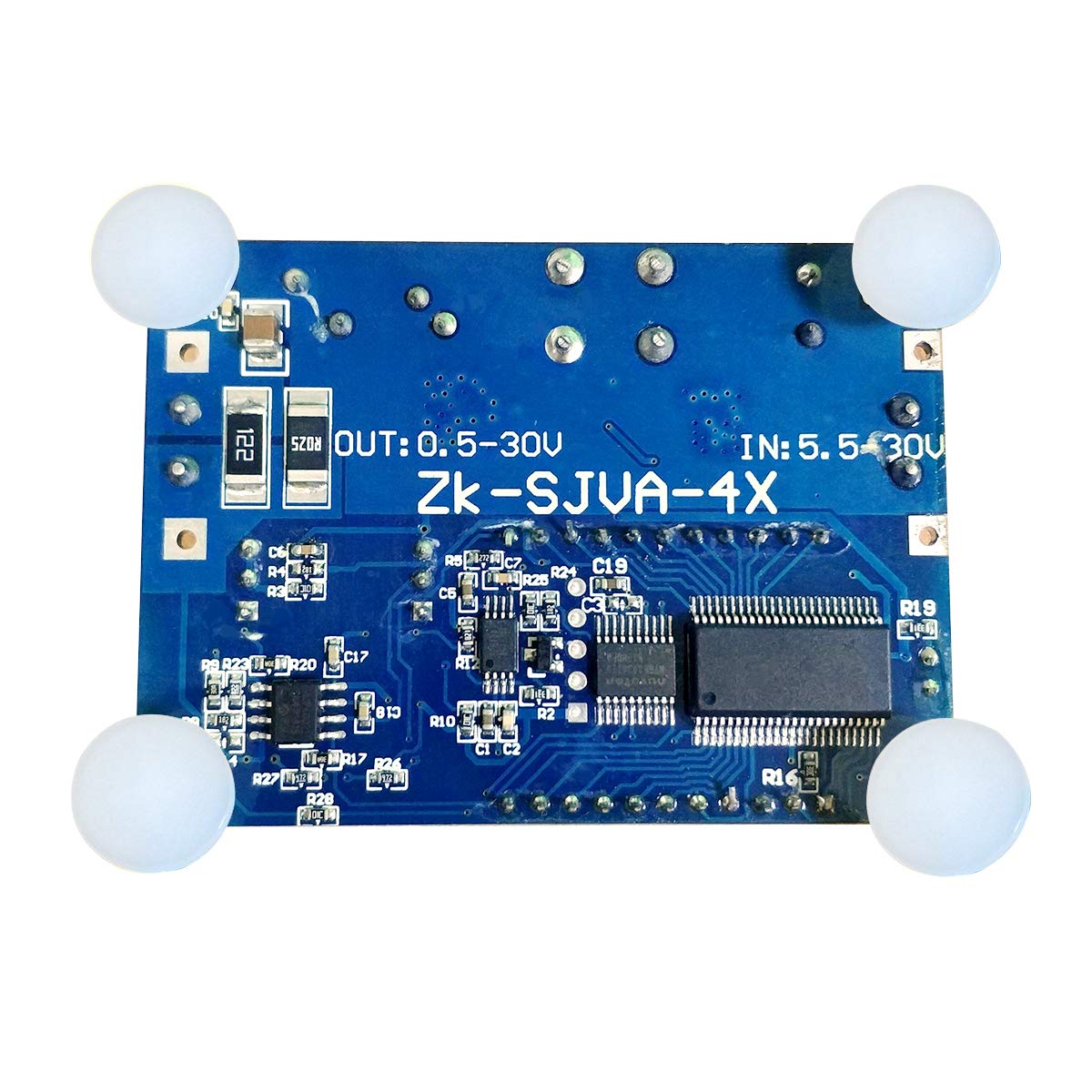 CenryKay Adjustable USB Power Supply Module, 15W DC-DC 0.5-30V Step Up/Down Module CVCC Buck Boost Voltage Converter Support Fast-Charge Trigger (Boost Converter)