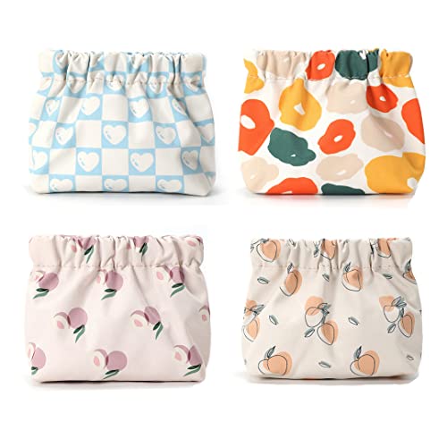 4pcs Sanitary Napkin Storage Bag Portable First Period Bag Pouch for Teen Girls Ladies Women Feminine Product