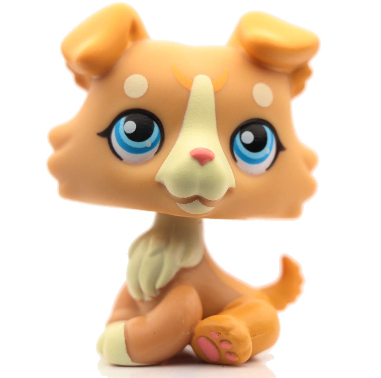 AODERTI Baby for Collie 2452 Yellow Dog 1 Inch Puppy Mini Bobble Head Pet Shop Toys c