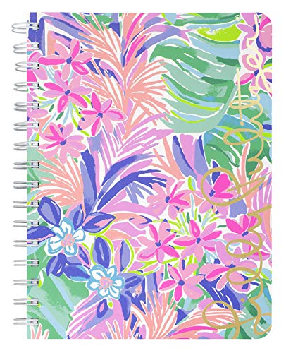 Lilly Pulitzer Hardcover Mini Spiral Notebook, 8.25" x 6.5" Small Journal with 160 College Ruled Pages, It Was All A Dream