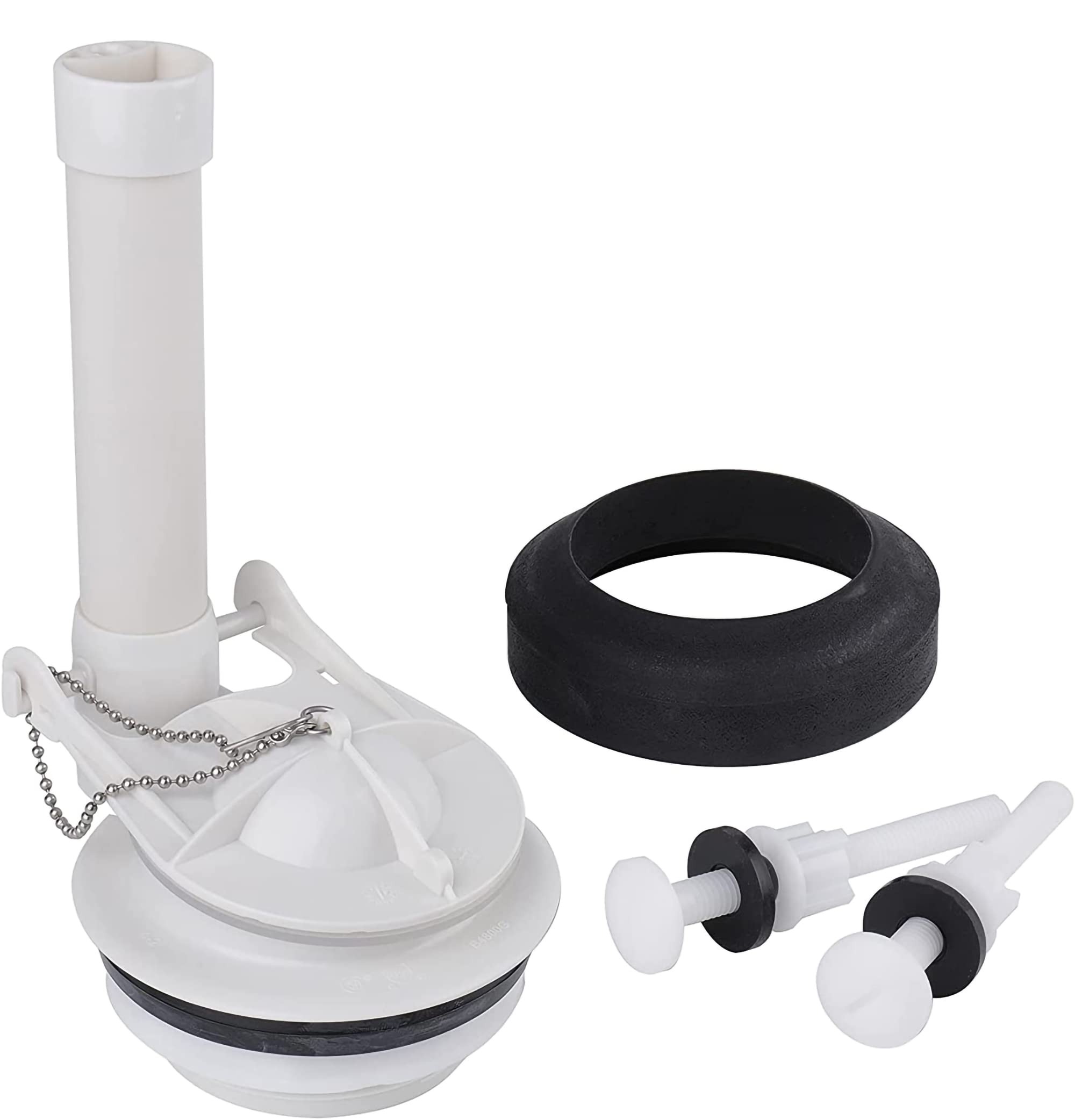 3-Inch Toilet Flush Valve Replacement Saving Toilet Repair Kit with Gasket and Bolts Compatible with American Standard 738921-100.0070A Two-Piece Toilet