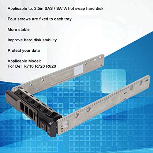 2.5" LFF SAS SATA SSD Hard Drive Carrier Tray Caddy for Dell R710 R720 R620