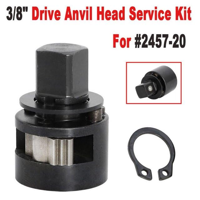 42-06-1030 m12 Ratchet 3/8 Fuel Head Rebuild Kit for Milwaukee 2457-20,2457-21,42-06-1025 Impact Wrench Anvil,Service Kit