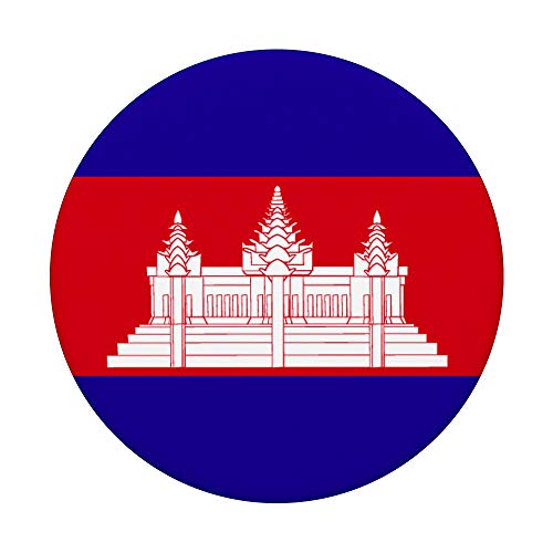 Cambodia Flag PopSockets PopGrip: Swappable Grip for Phones & Tablets