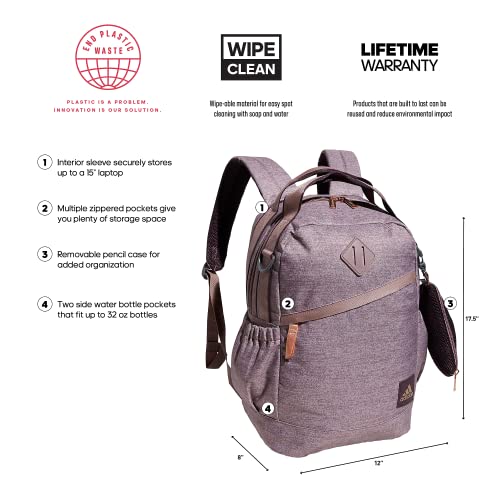 adidas Squad Backpack, Jersey Wonder Oxide Purple/Rose Gold/Shadow Maroon Purple, One Size